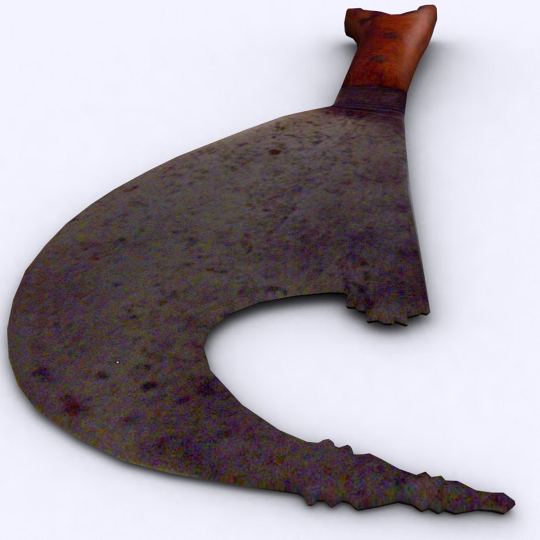 Steel Blade Chopper Weapons 3d Model