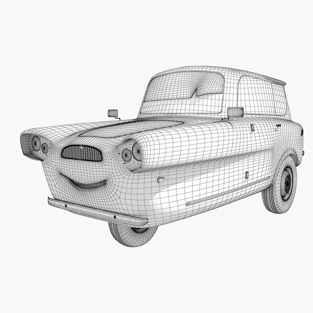 Tomber Characters Cars 2 3d Model