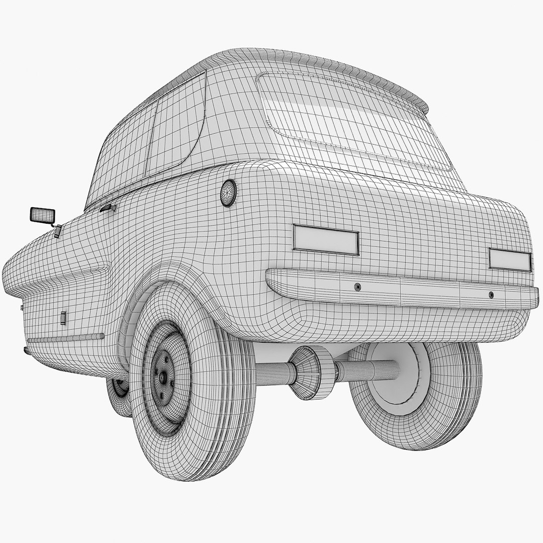 Tomber Characters Cars 2 3d Model