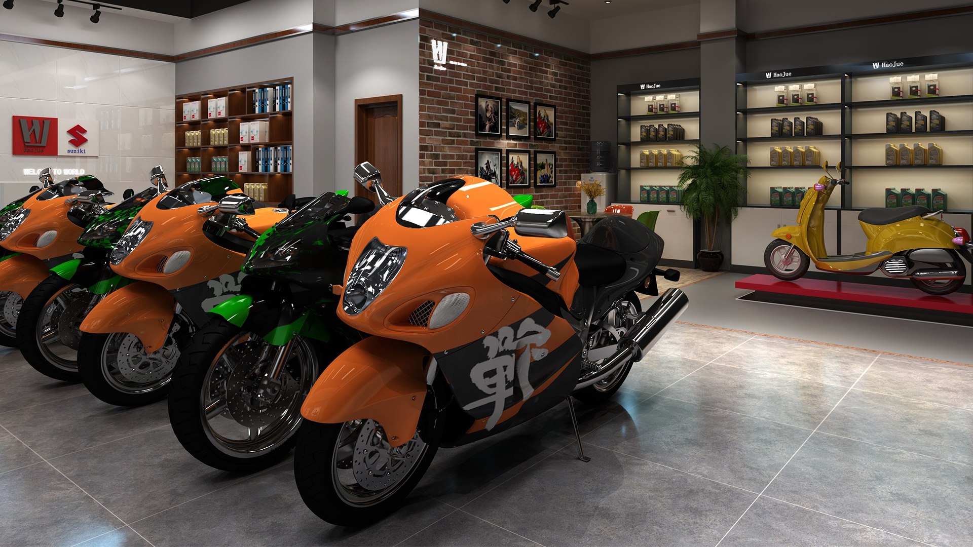 Motorcycle 3D Model - TurboSquid 2245264