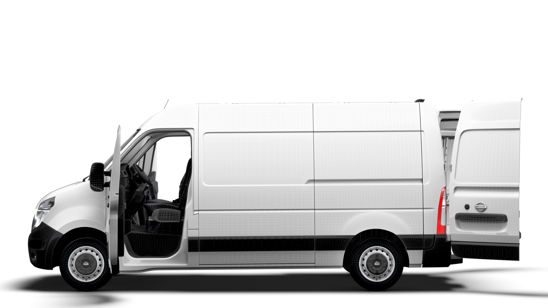 3D Nissan NV400 Van L1H2 HQ Interior 2021 Model - TurboSquid 2282823