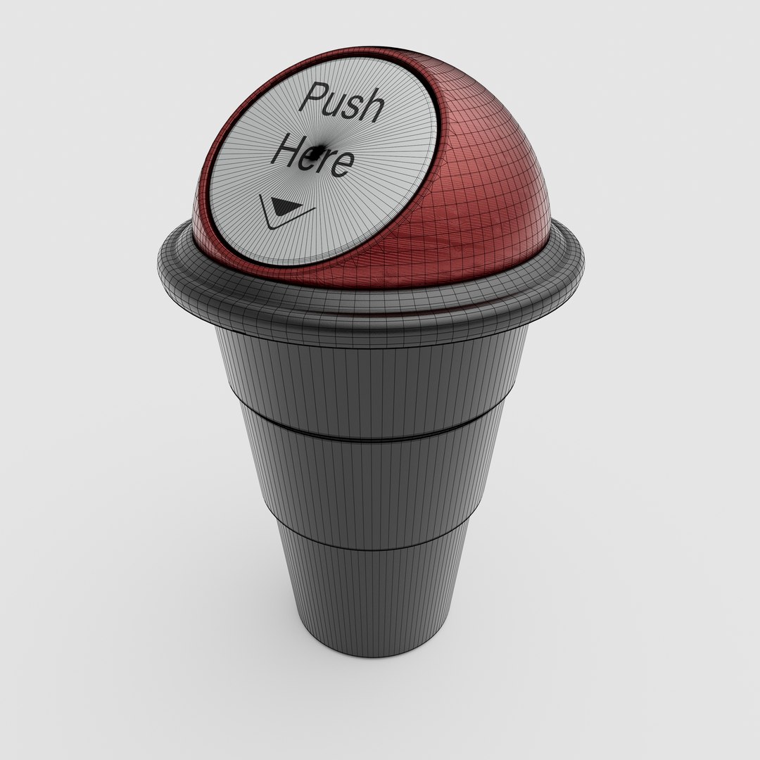 3D Portable Dustbin model - TurboSquid 1785924