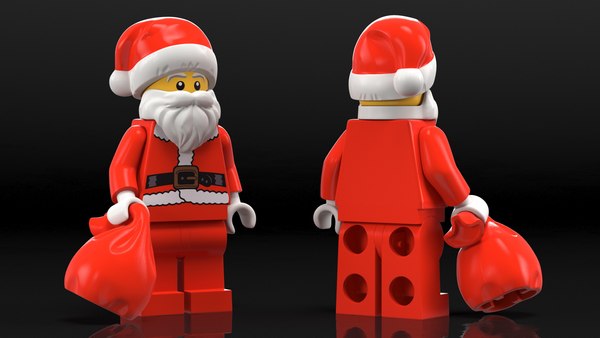 modelo 3d Minifigura LEGO Santa Claus - TurboSquid 1788445