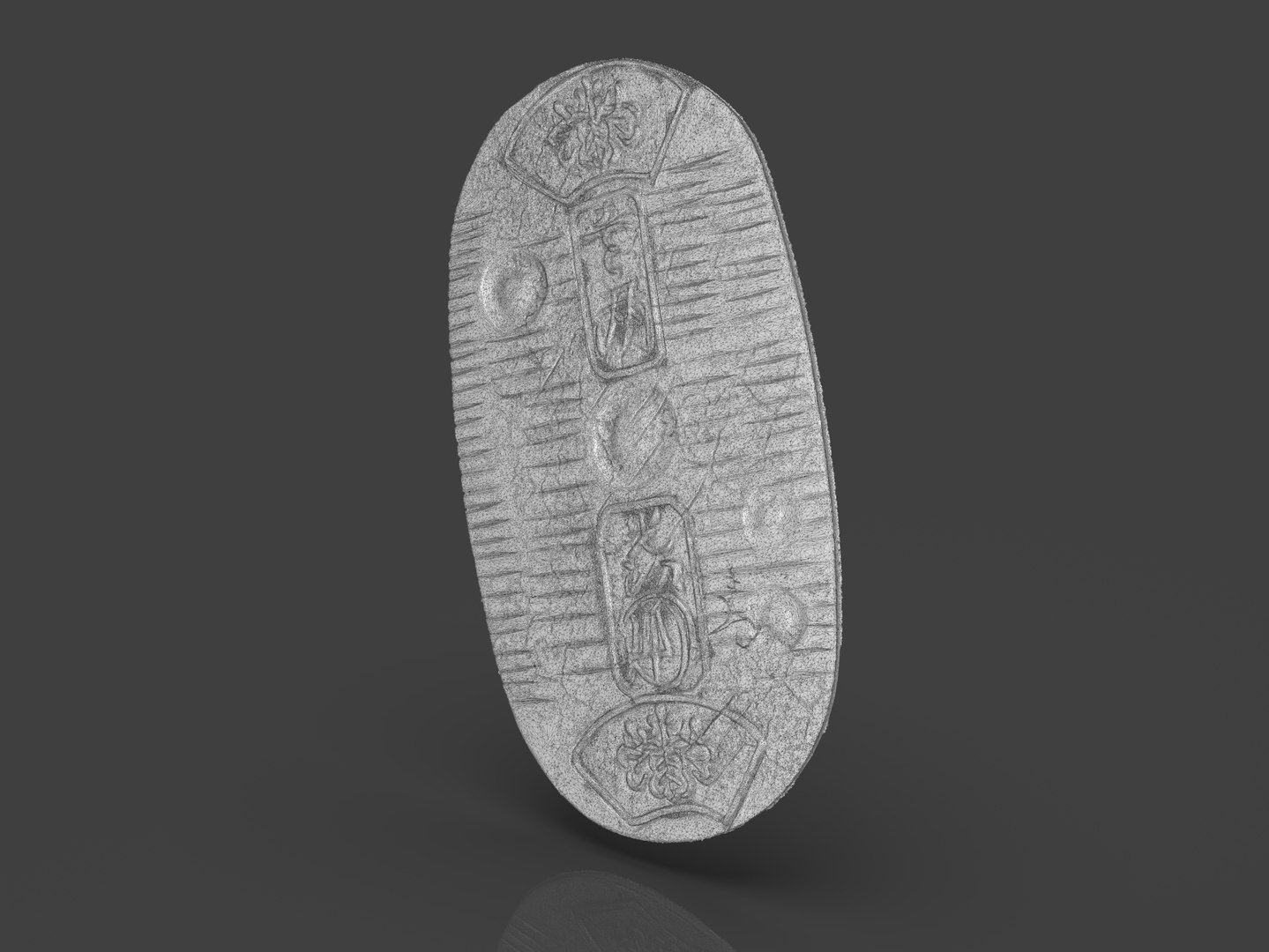 3D Model Gold Koban Coin - TurboSquid 2375072