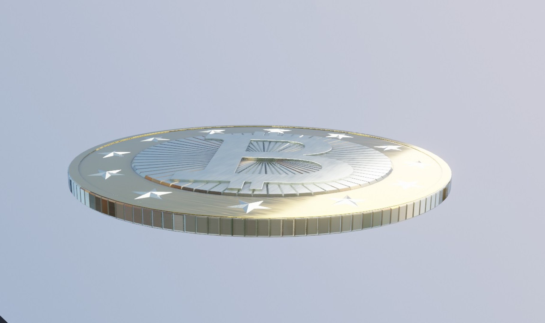 Bitcoin Coin 3D Model - TurboSquid 1409237