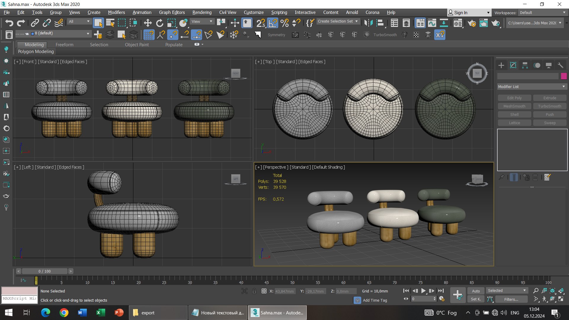 3D Model Bling Bling Chair - TurboSquid 2319550