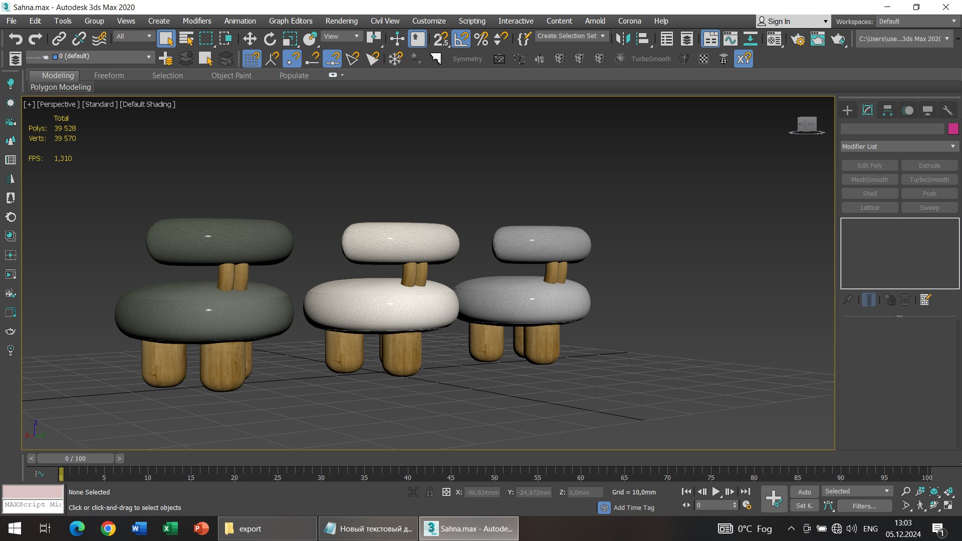 3D Model Bling Bling Chair - TurboSquid 2319550