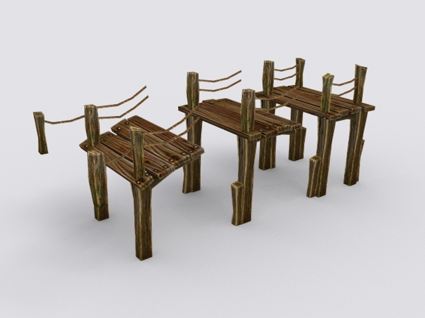 Medieval Fantasy Bridge 3d Max