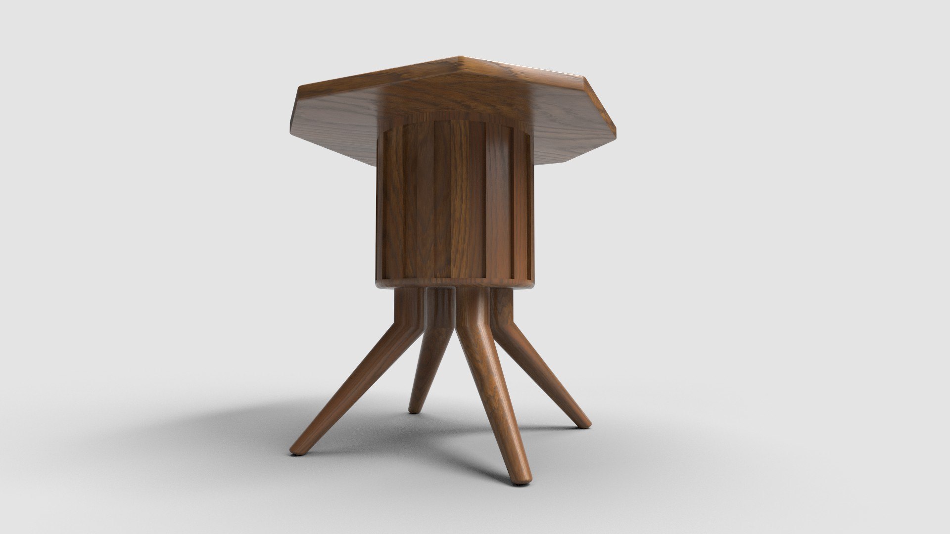 3D Model Octagon Table N117 - TurboSquid 2506353