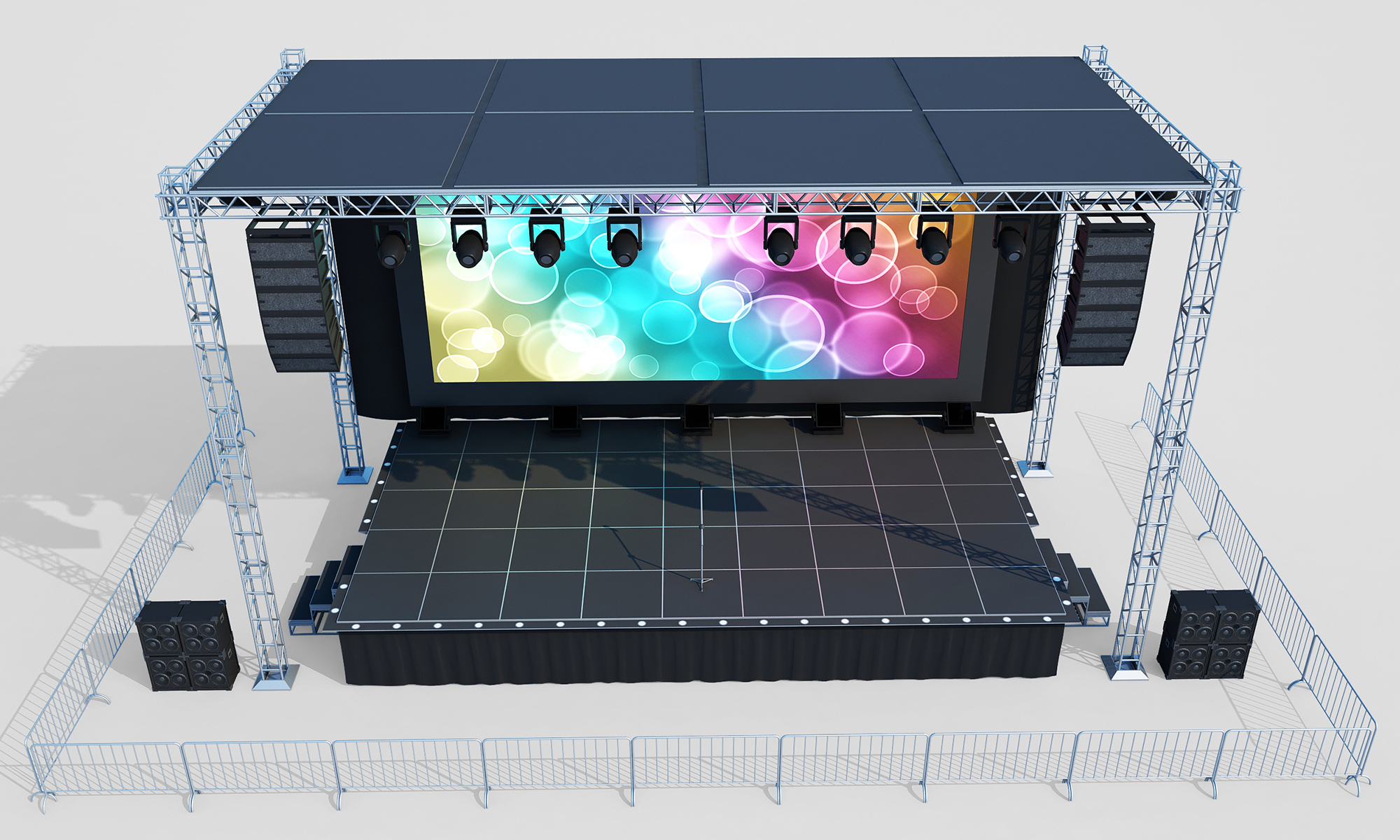 modelo 3d Escenario de concierto - TurboSquid 1579309