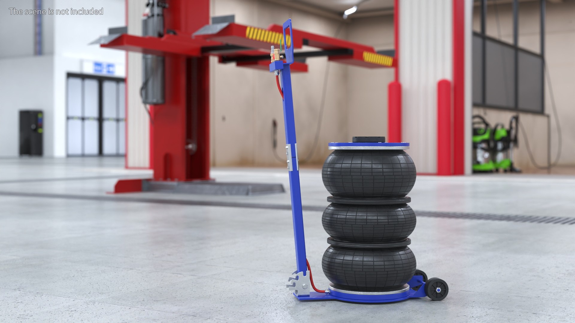 3D Triple Bellows Pneumatic Jack Tool Rigged For Cinema 4D - TurboSquid ...