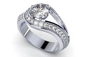 3D Engagement Ring Models - Browse & Download Formats - TurboSquid