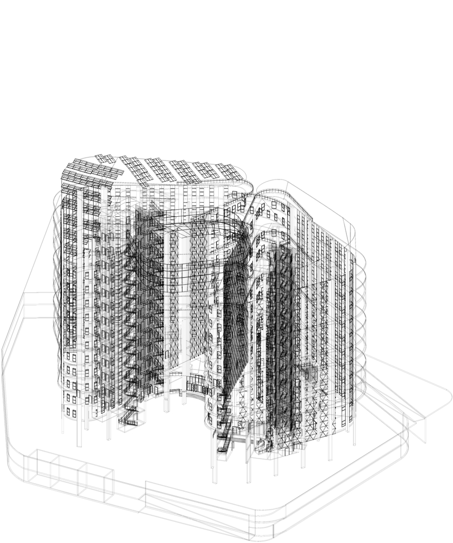 modelo 3d Edificio de oficinas de Revit - TurboSquid 1453748
