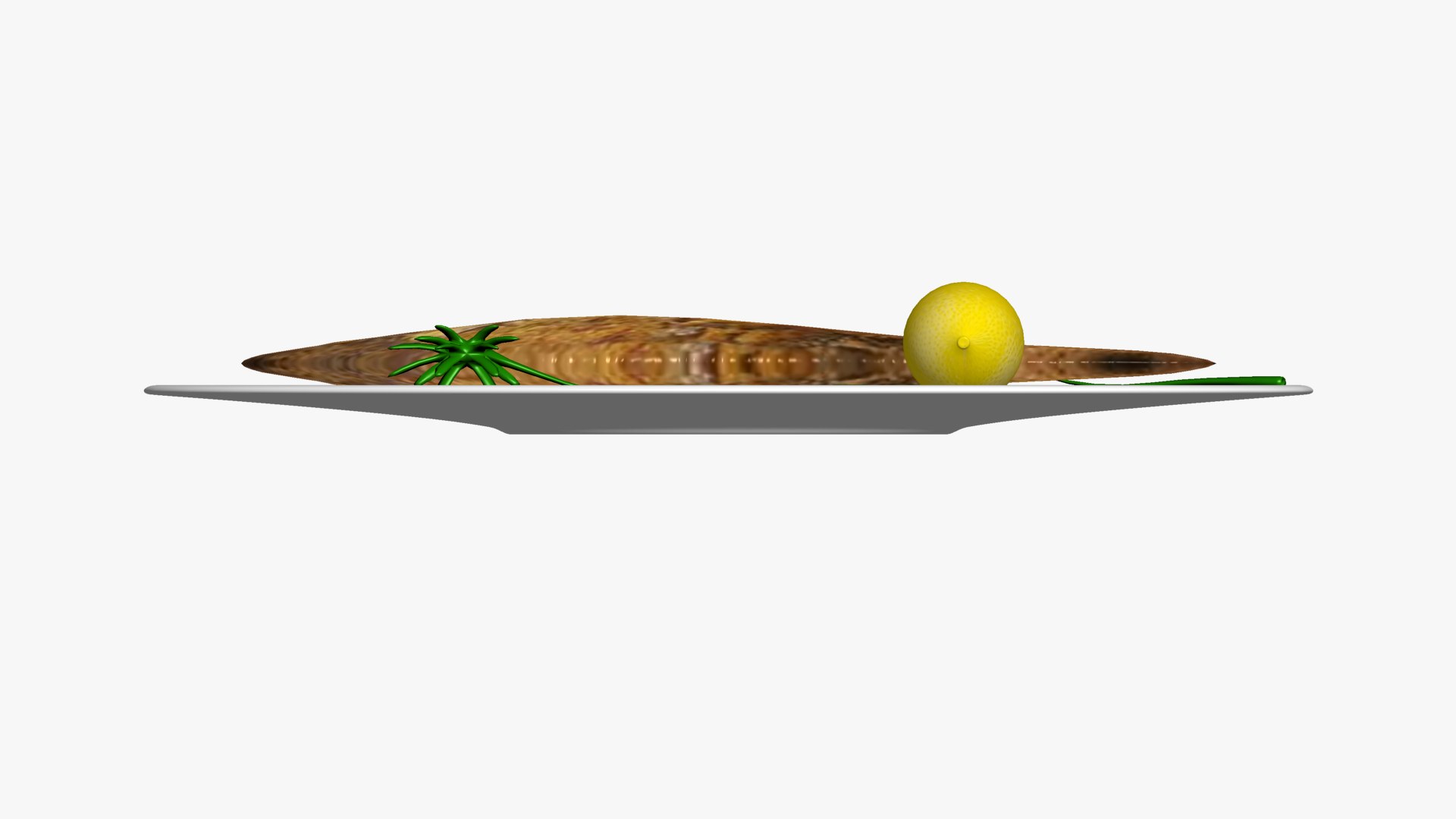 Fish Fried 3D Model - TurboSquid 1667232
