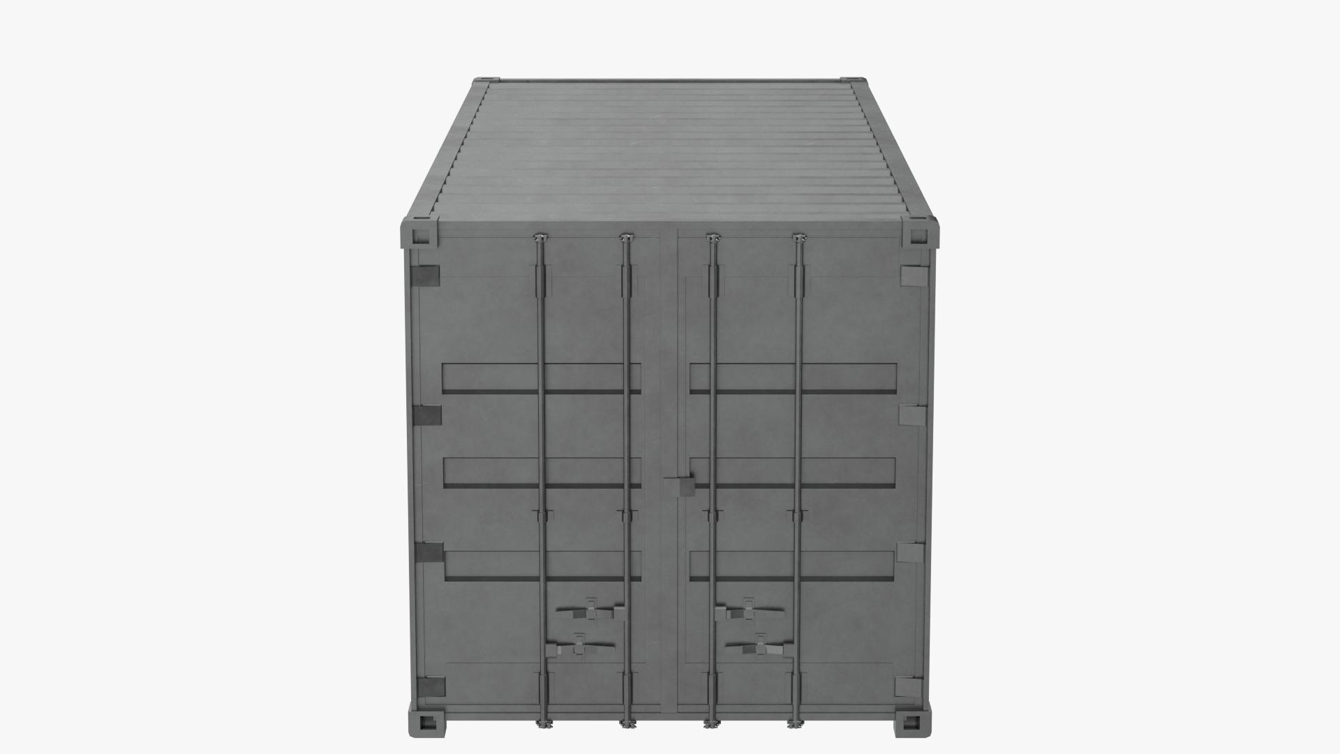 3D model shipping container closed - TurboSquid 1333204