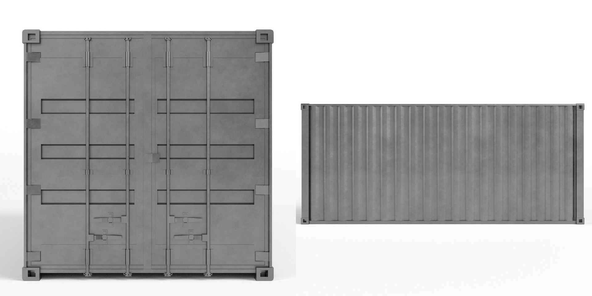 3D model shipping container closed - TurboSquid 1333204