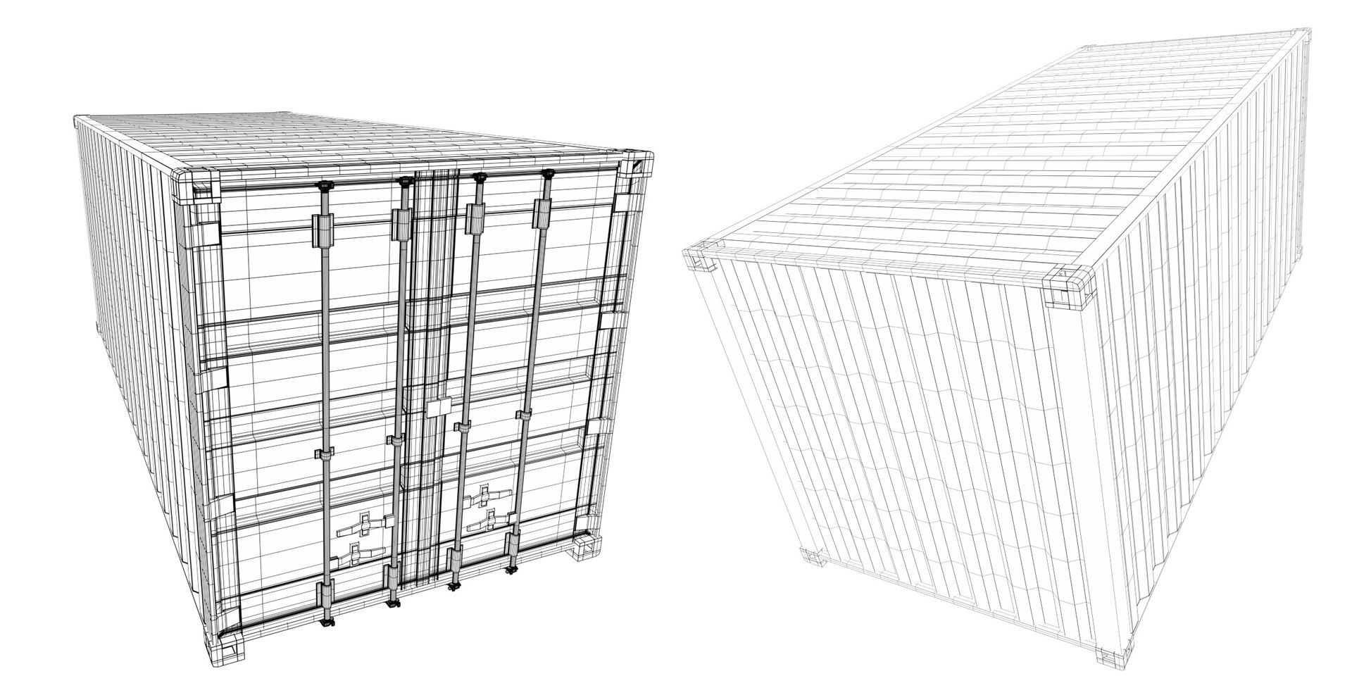 3D model shipping container closed - TurboSquid 1333204