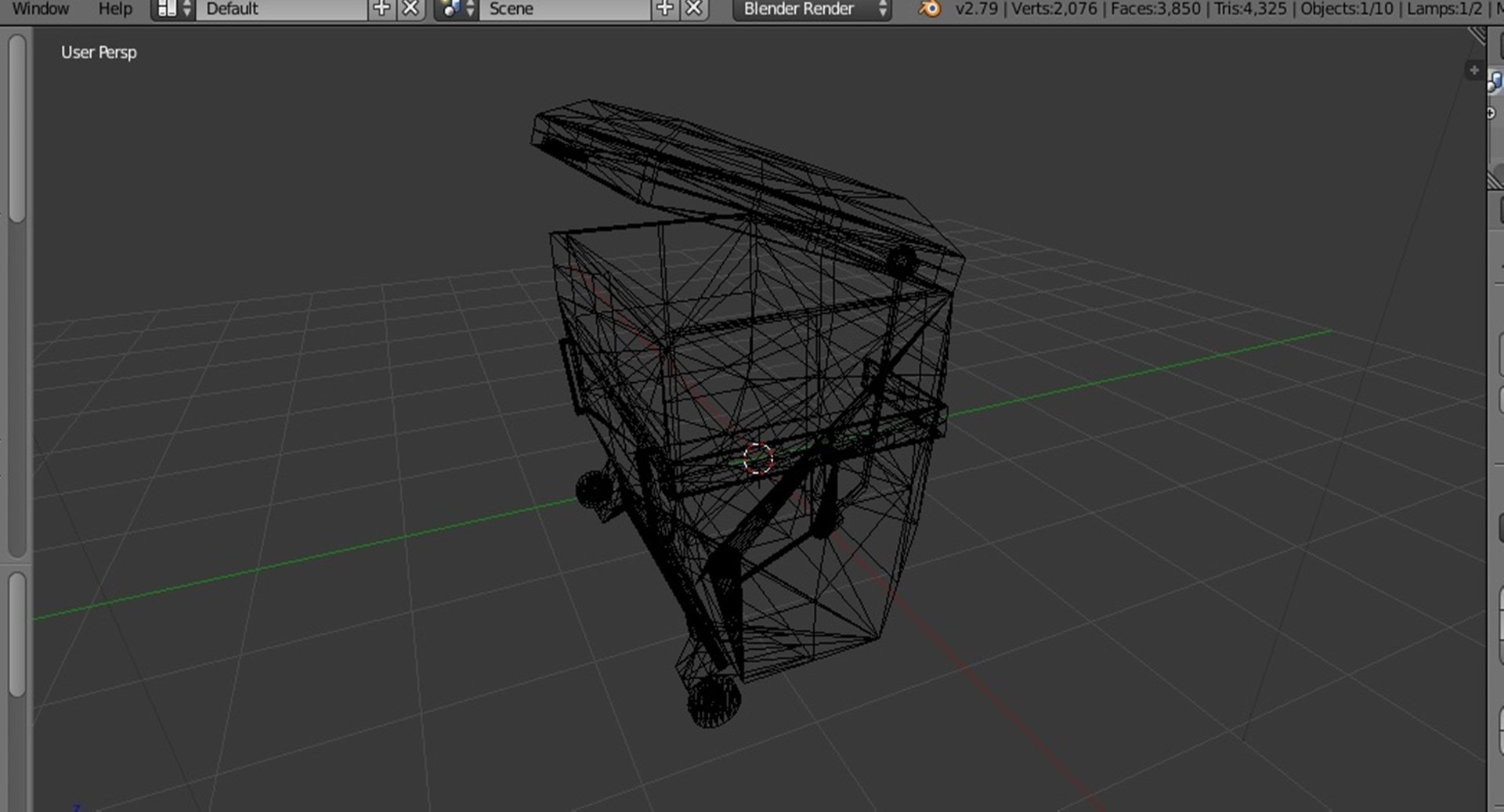 Trash box container 3D model - TurboSquid 2031600