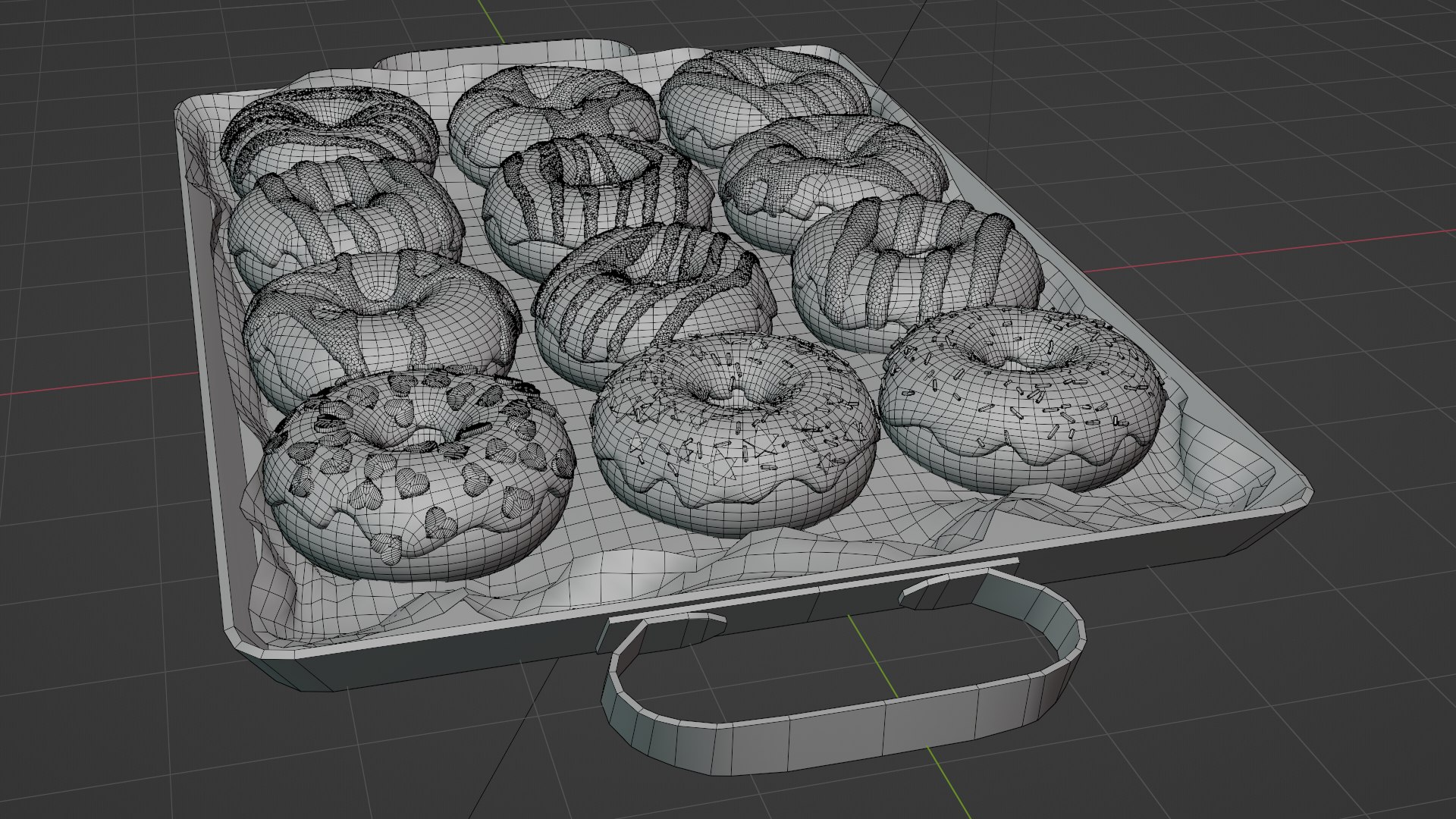 3D Donuts Blender Model - TurboSquid 2268004