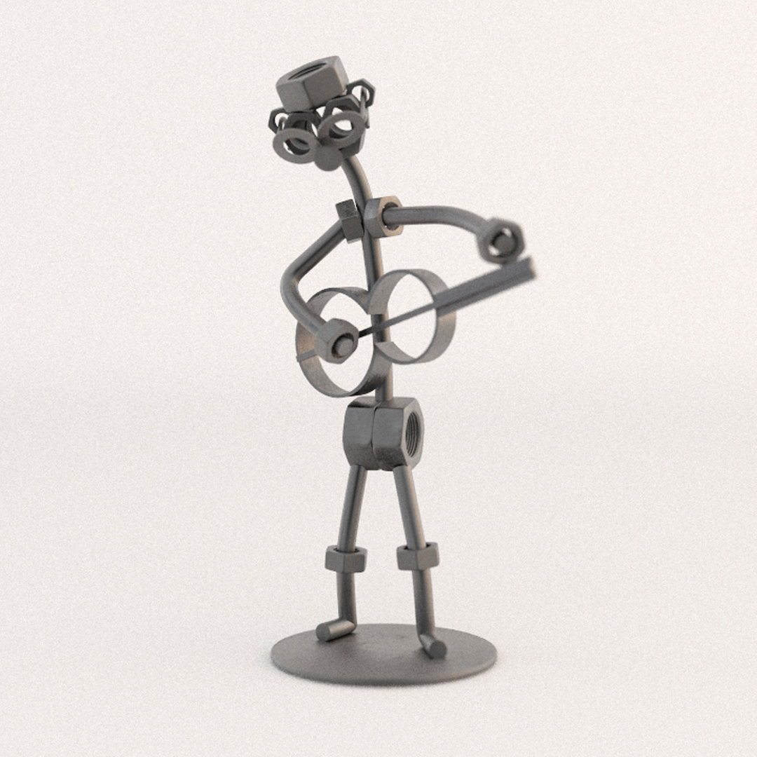 3d Model Steel Man