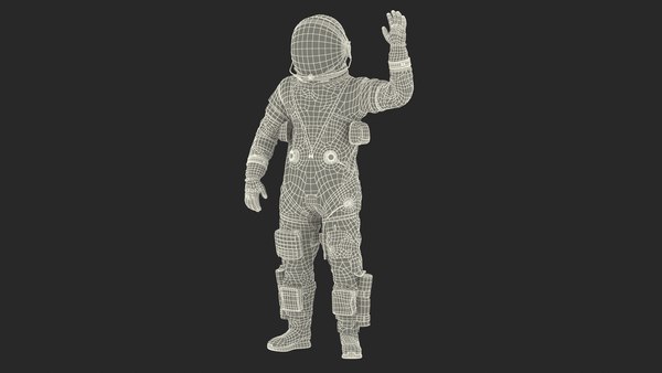 Ocss spacesuit astronaut greetings 3D - TurboSquid 1575786