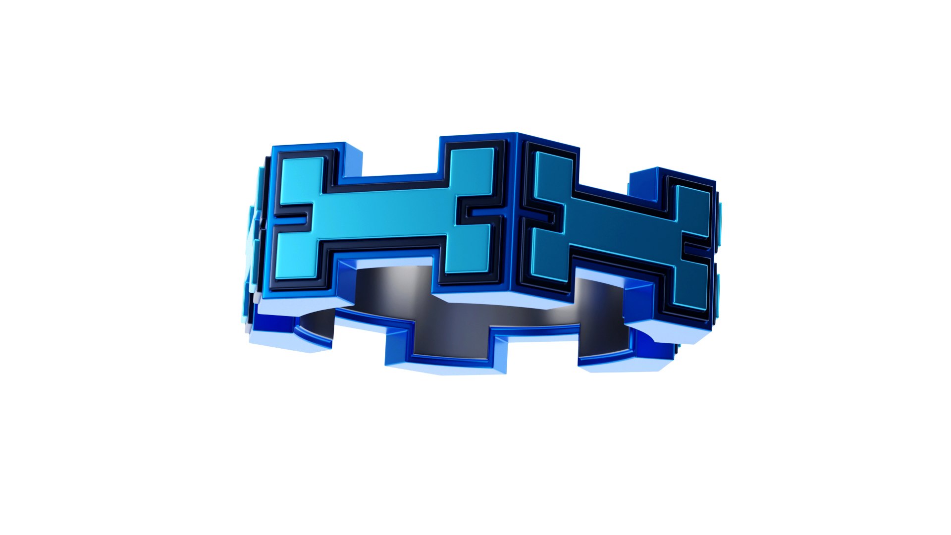 H Bone Ring model - TurboSquid 1936734