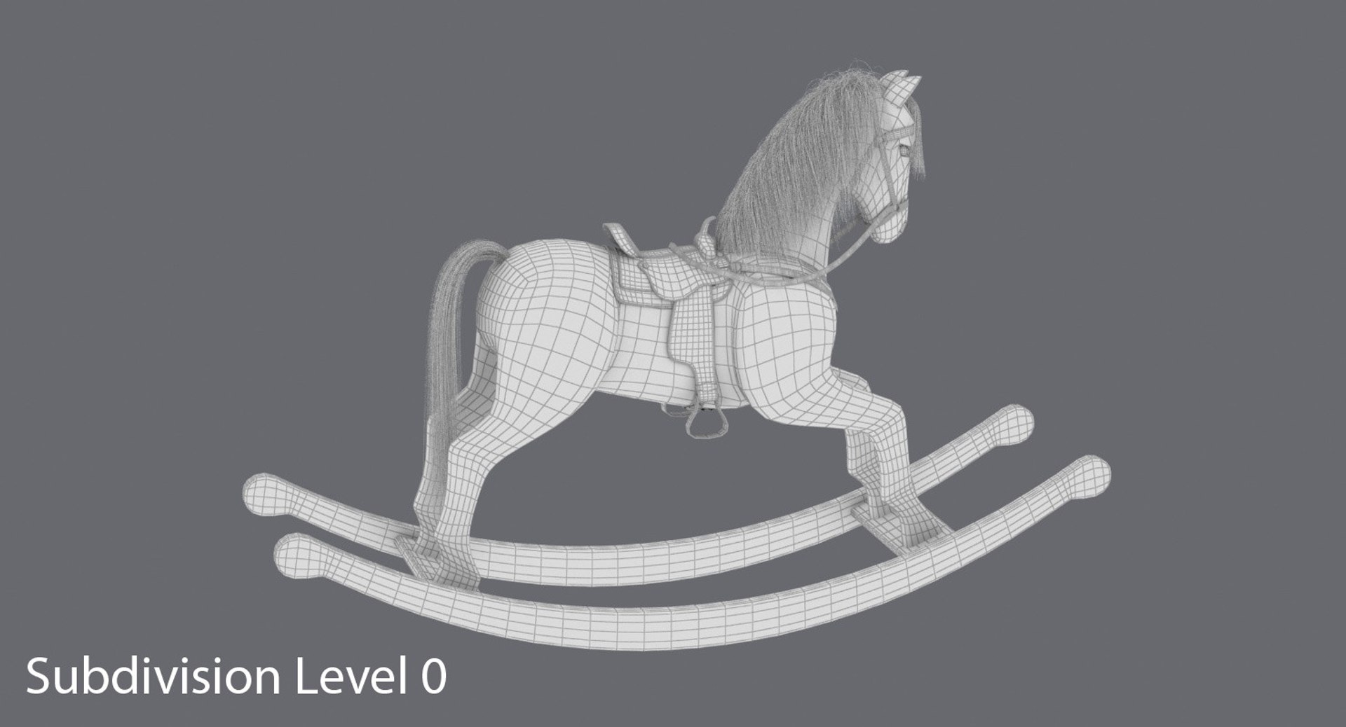 Rocking Horse 3d Max