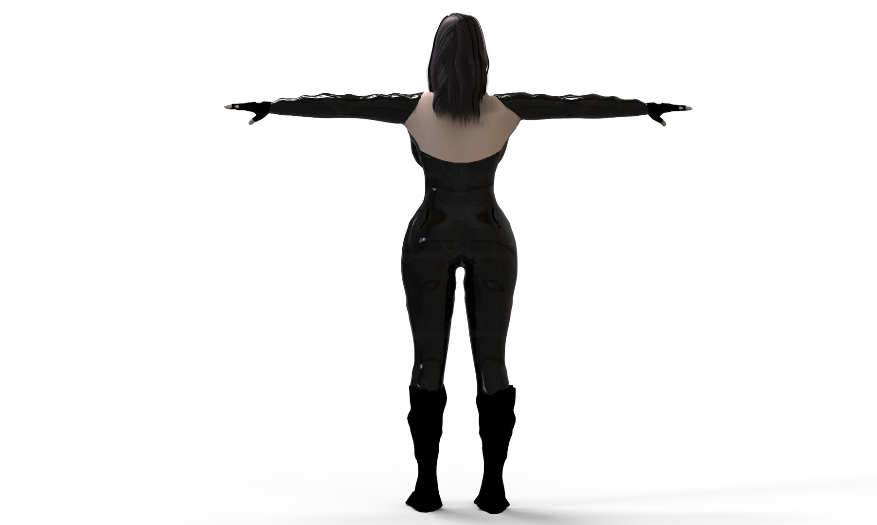 3D Action Girl Character Model - TurboSquid 1348285