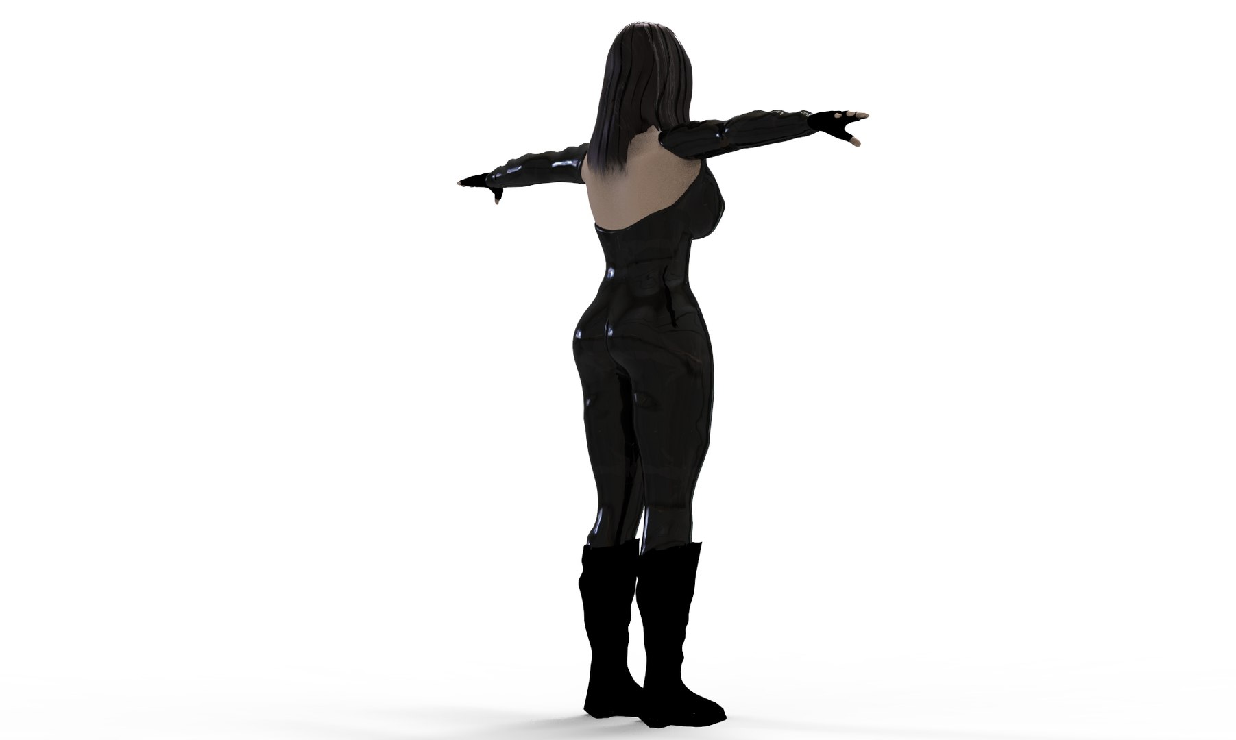 3D Action Girl Character Model - TurboSquid 1348285