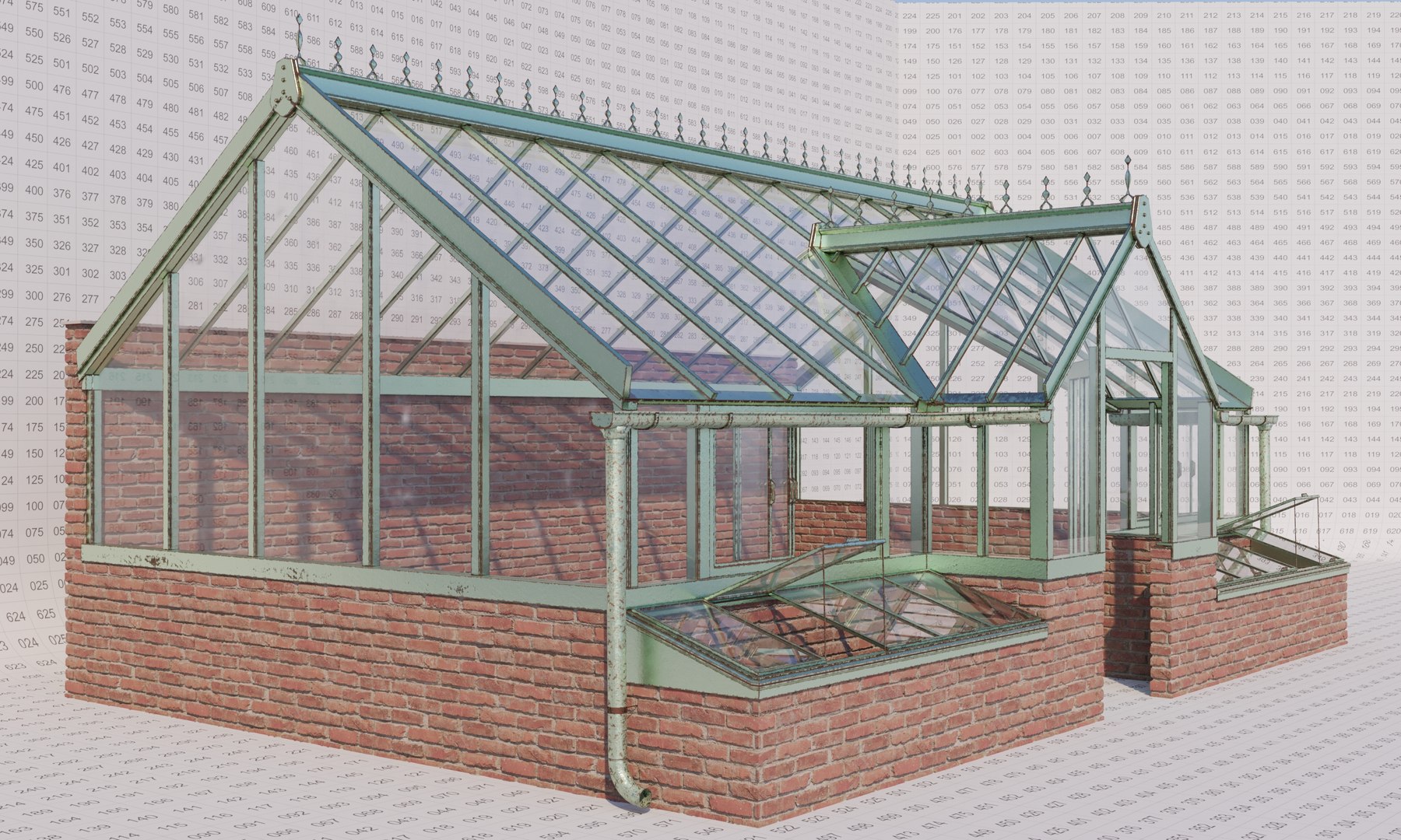 3D Greenhouse 3d Model - TurboSquid 1982713