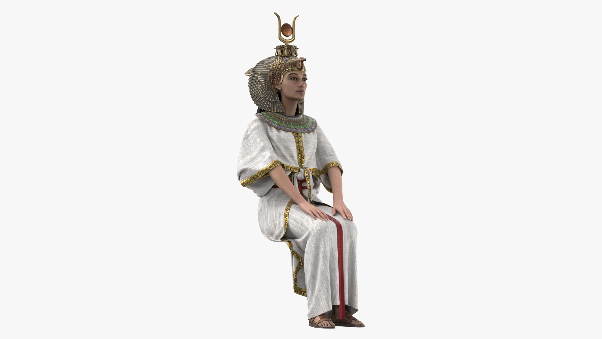 Egyptian Queen Sit Default Model - TurboSquid 2151459