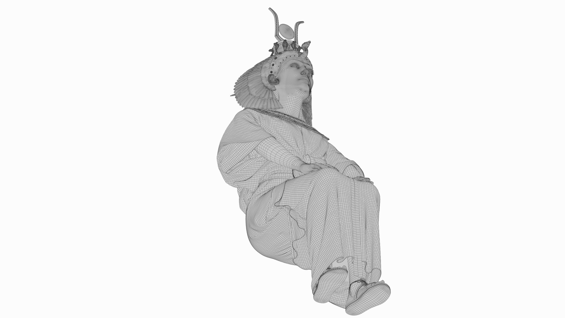 Egyptian Queen Sit Default Model - TurboSquid 2151459