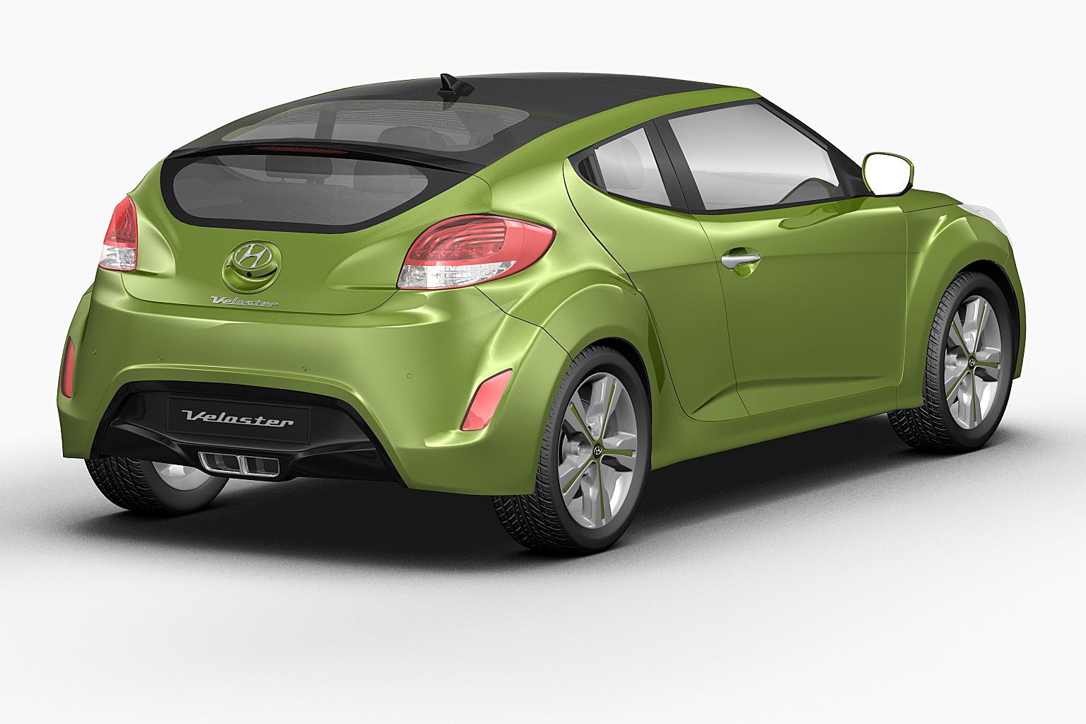 3d hyundai veloster model