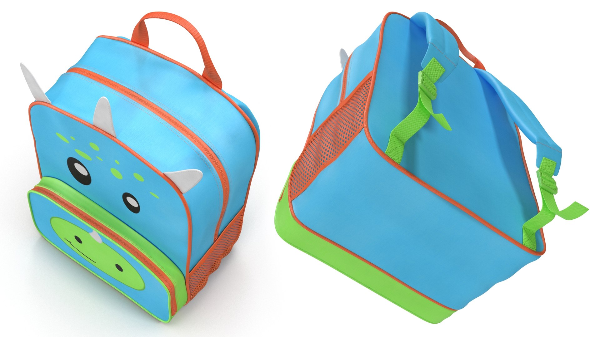 Kids Dinosaur Themed Backpack 3D - TurboSquid 2243871
