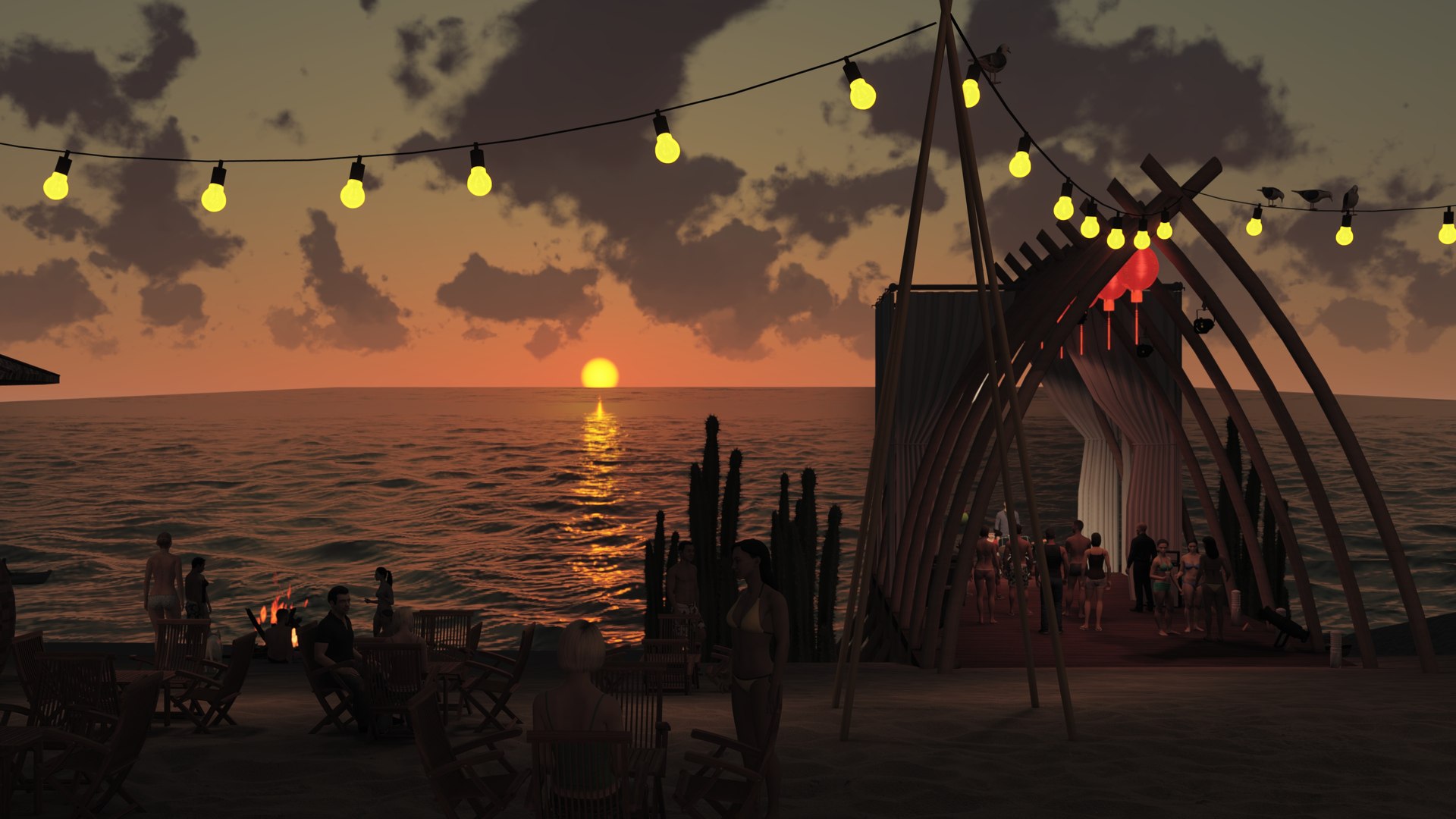 3D Cafe - TurboSquid 1947129