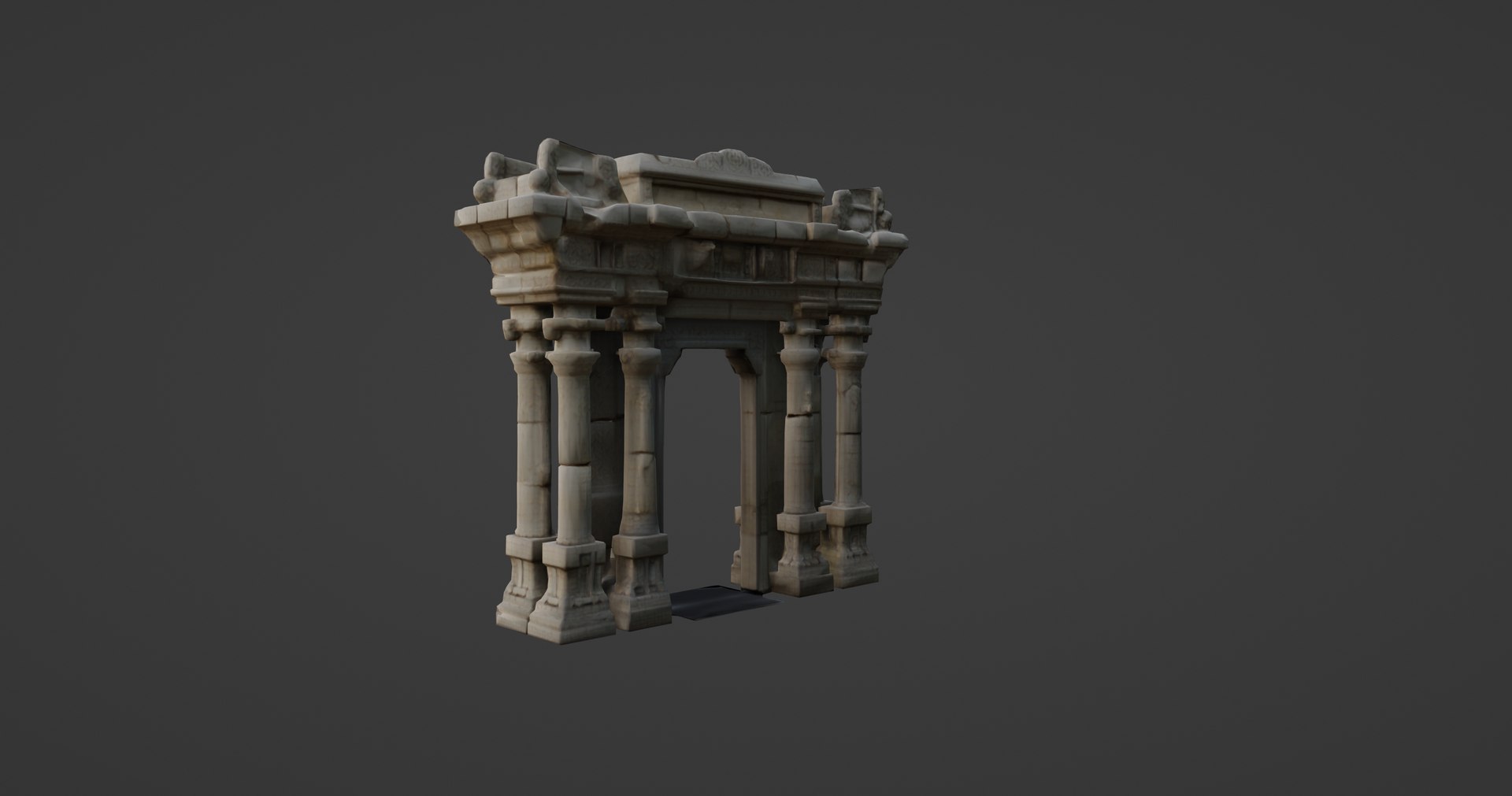 Ancient Temple Gate 3D Model 3D Model - TurboSquid 2379843