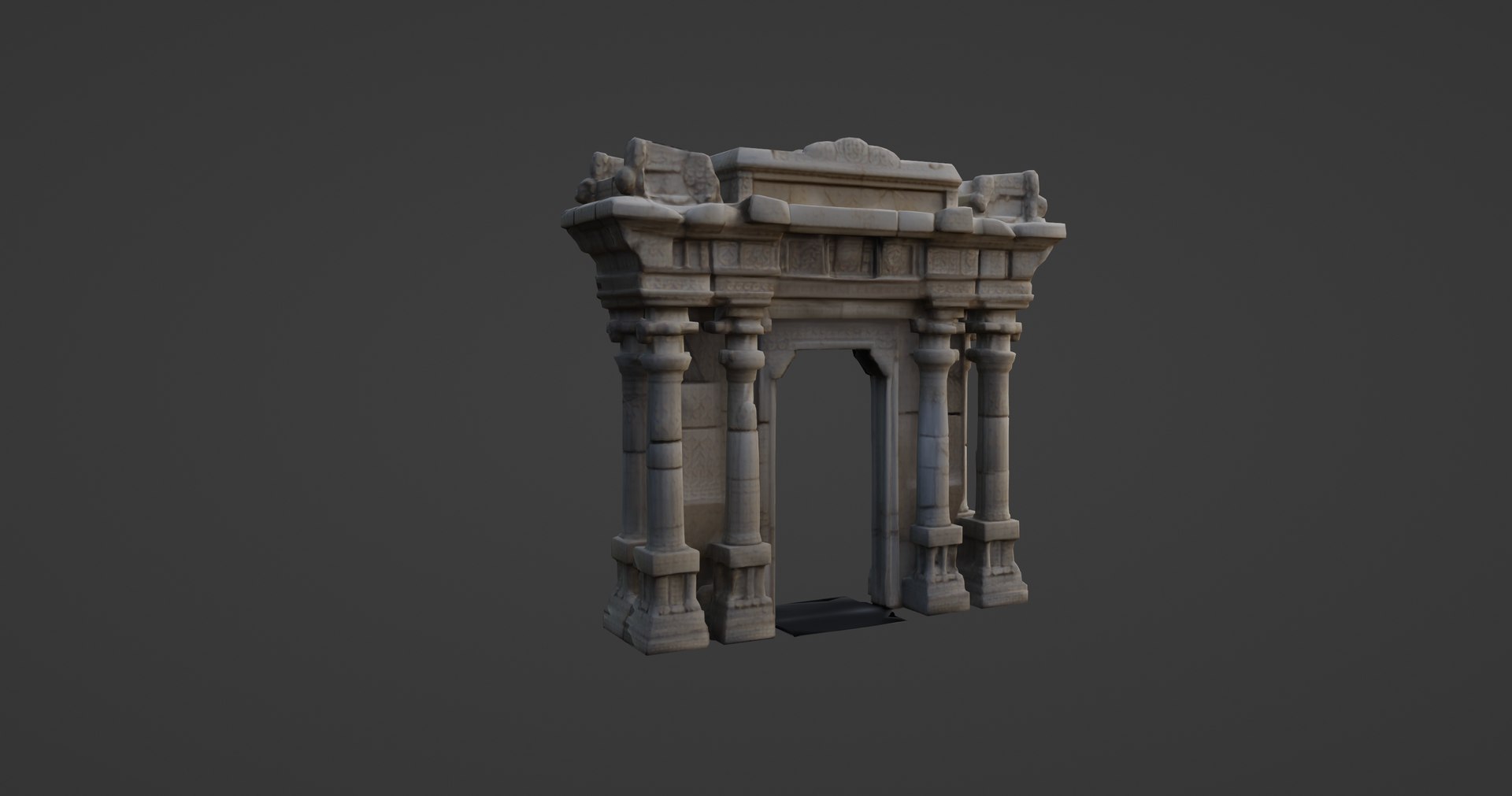 Ancient Temple Gate 3D Model 3D Model - TurboSquid 2379843