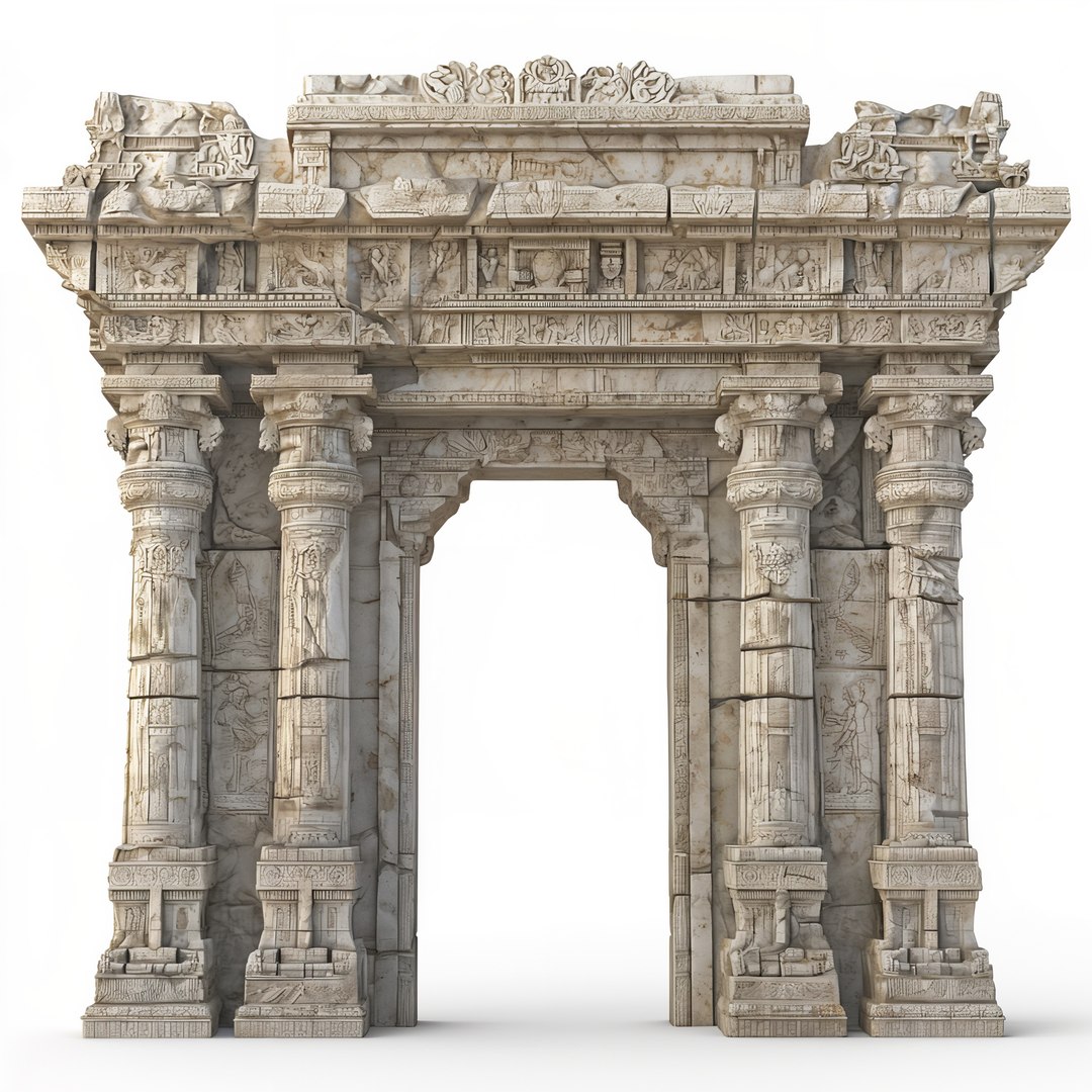Ancient Temple Gate 3D Model 3D Model - TurboSquid 2379843