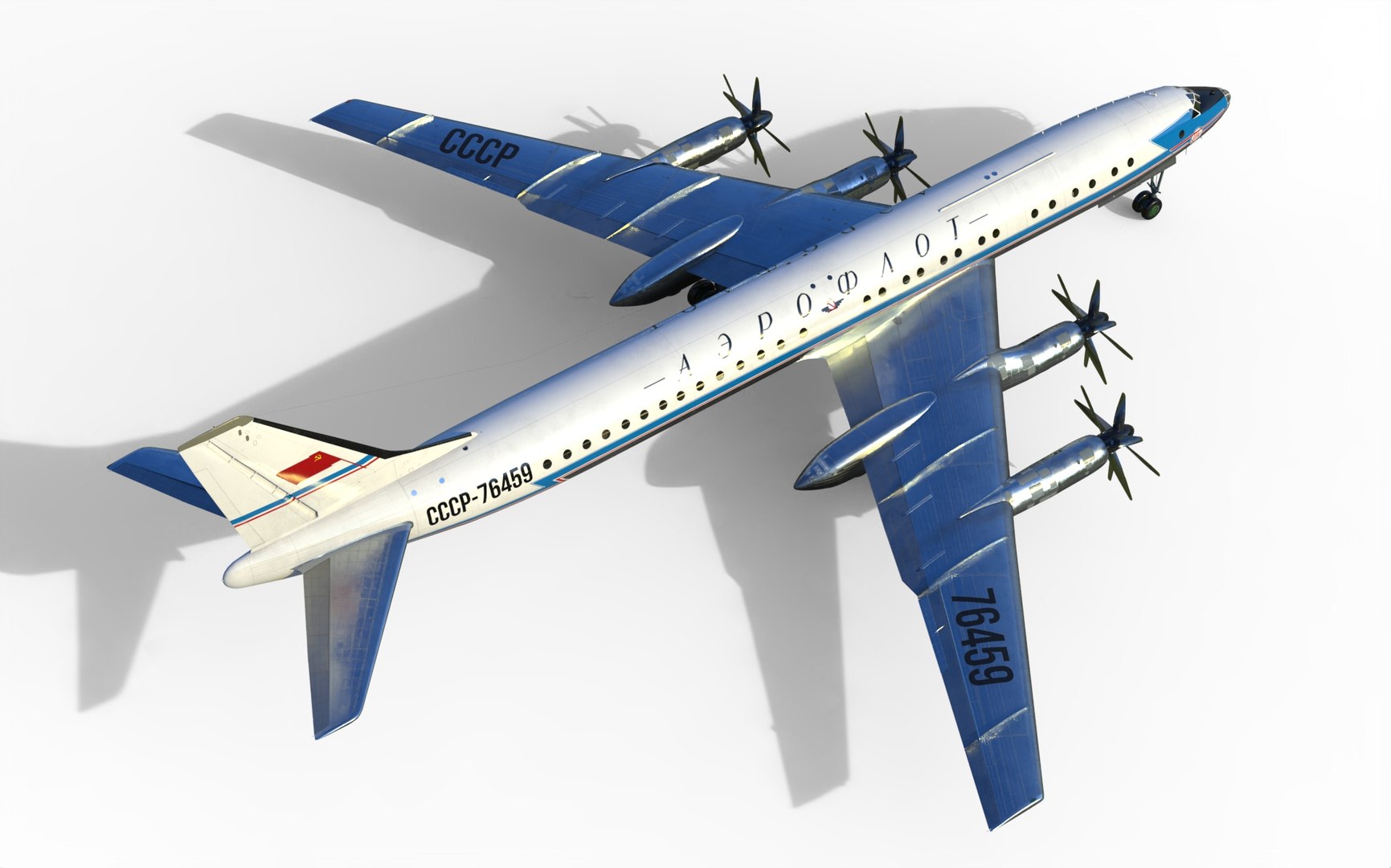 3D Tupolev Tu-114 - TurboSquid 1996867