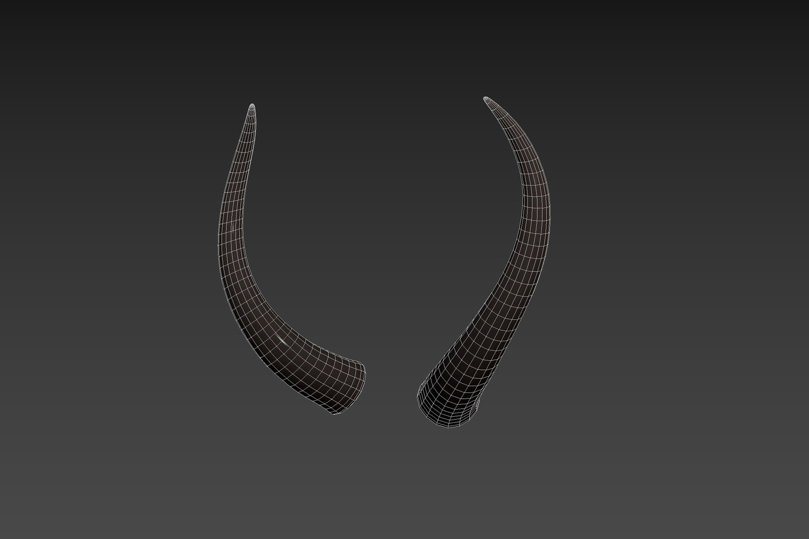 3D Demon Horn 3 Model - TurboSquid 1778310