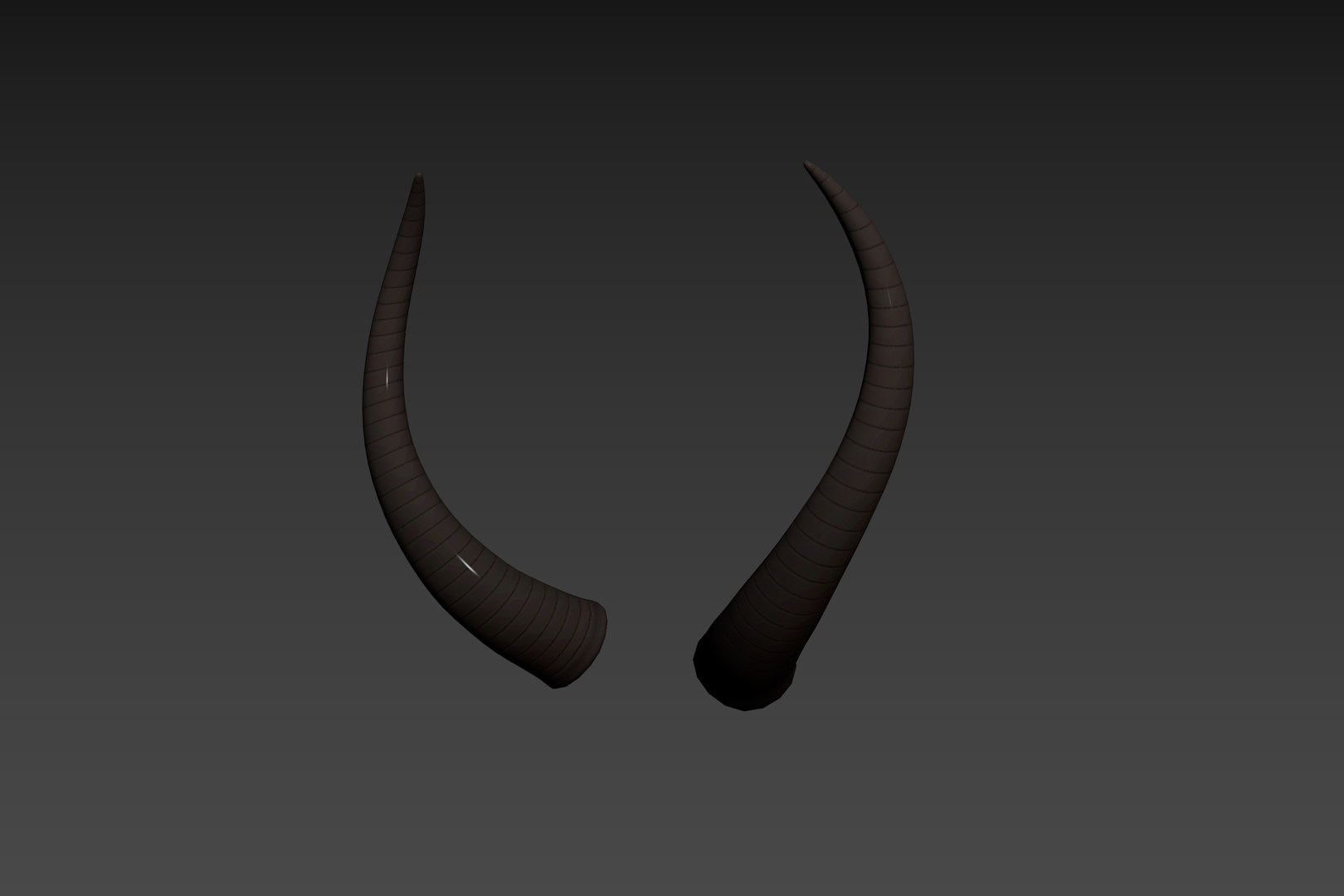 3D Demon Horn 3 Model - TurboSquid 1778310
