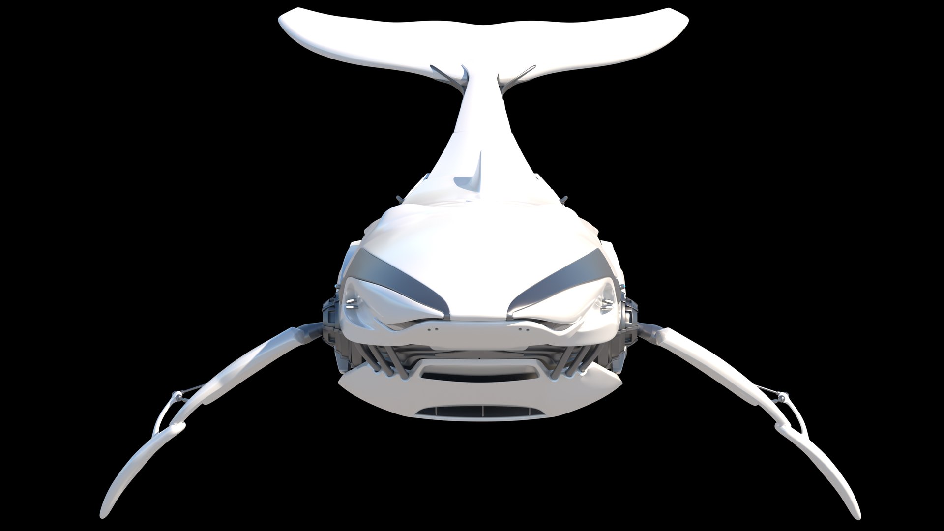 Sci-fi Whale 3D Model - TurboSquid 1515008