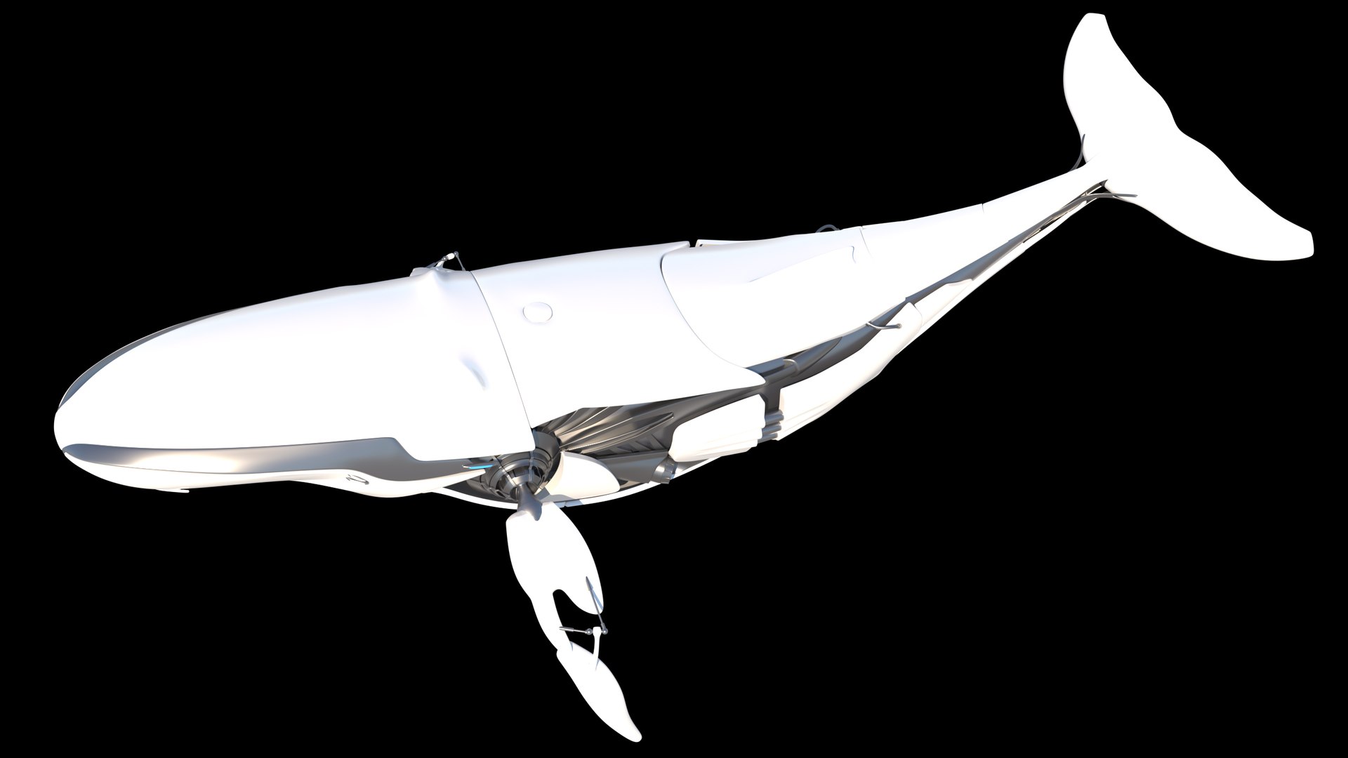Sci-fi Whale 3D Model - TurboSquid 1515008