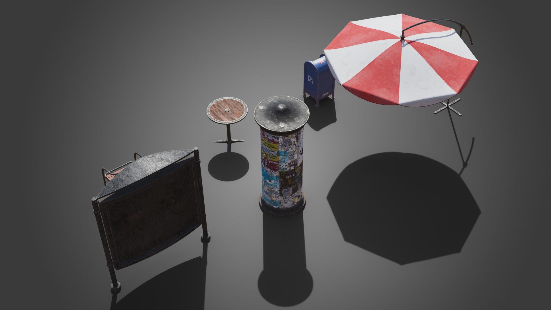 Street props vol 2 3D - TurboSquid 2147707