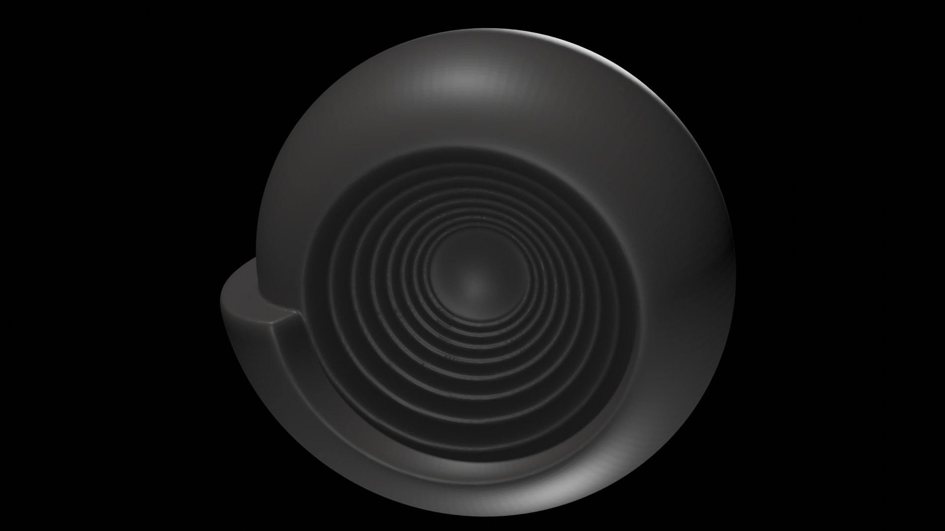 3D Ammonoid Shell Involute And Depressed Somoholites Model - TurboSquid ...