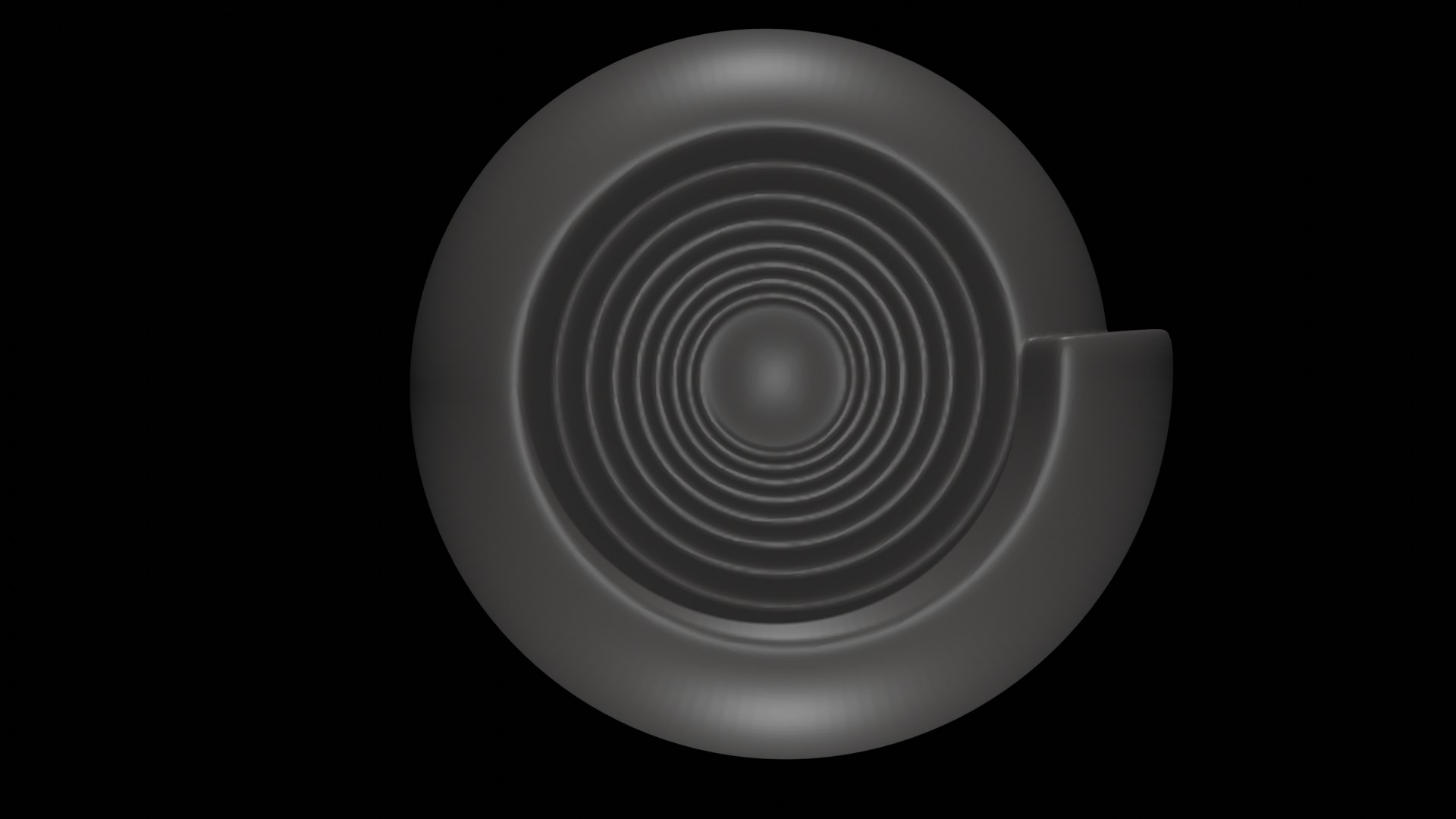 3D Ammonoid Shell Involute And Depressed Somoholites Model - TurboSquid ...
