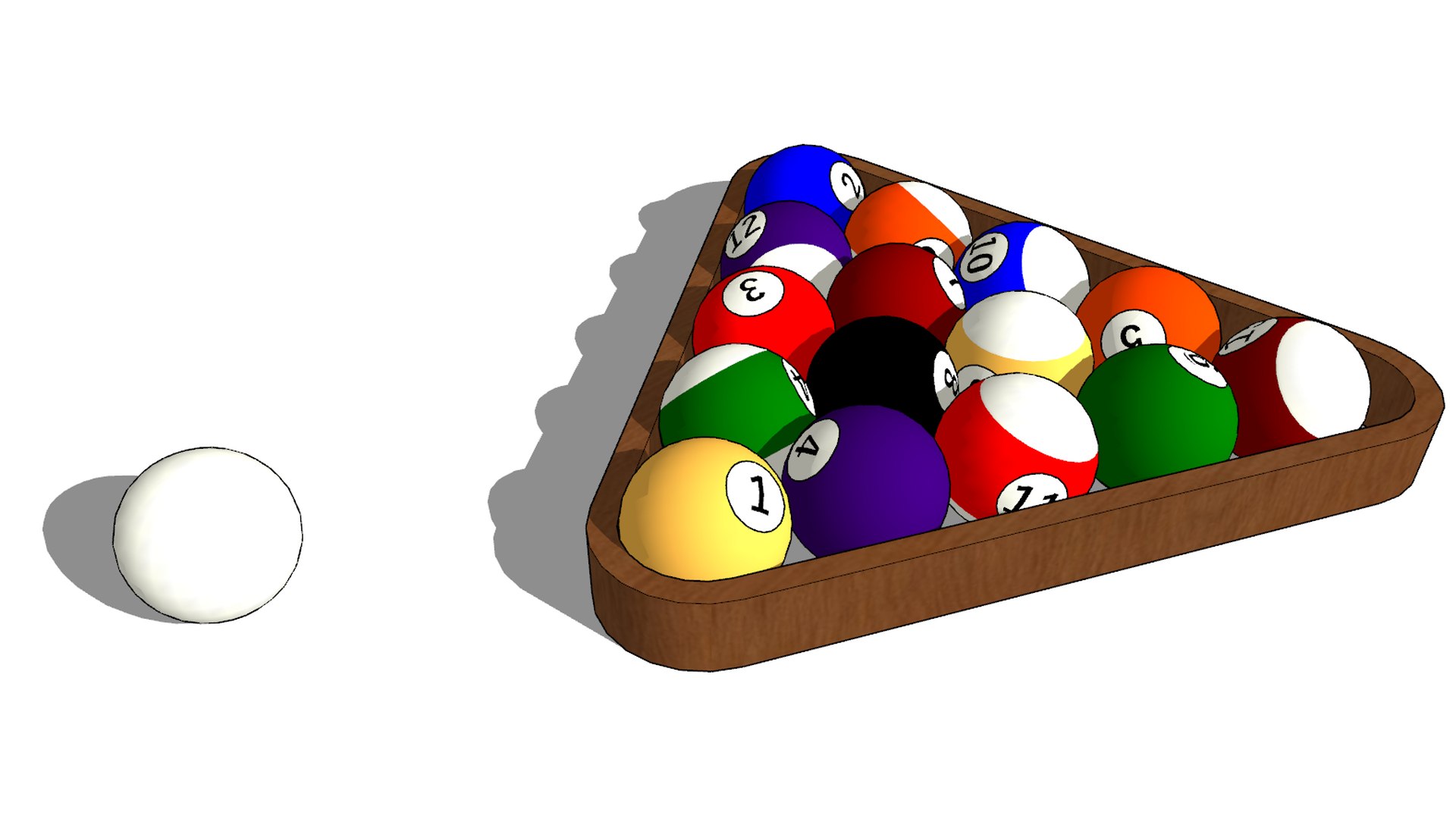 3D 8 Ball Pool Balls - TurboSquid 2051282