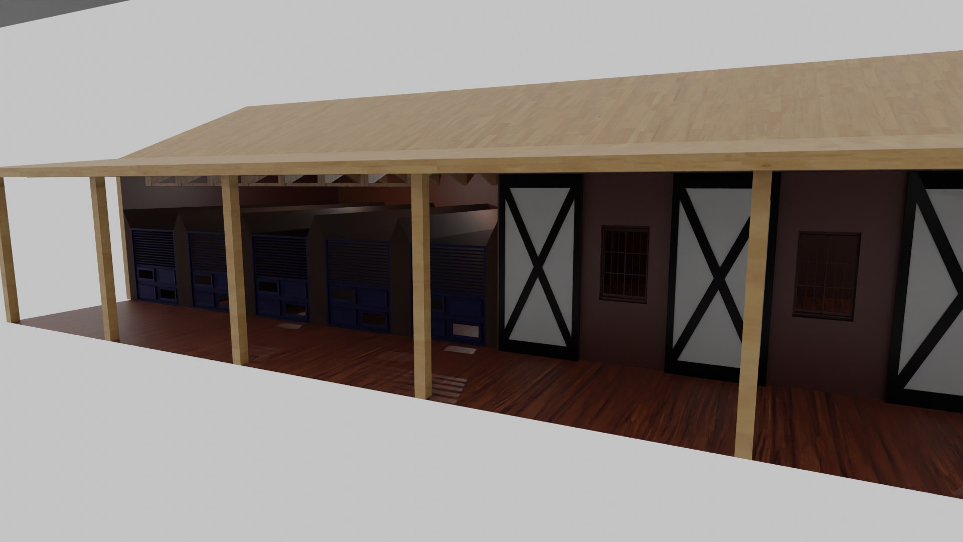 3D Horse Stable Model - TurboSquid 2159177