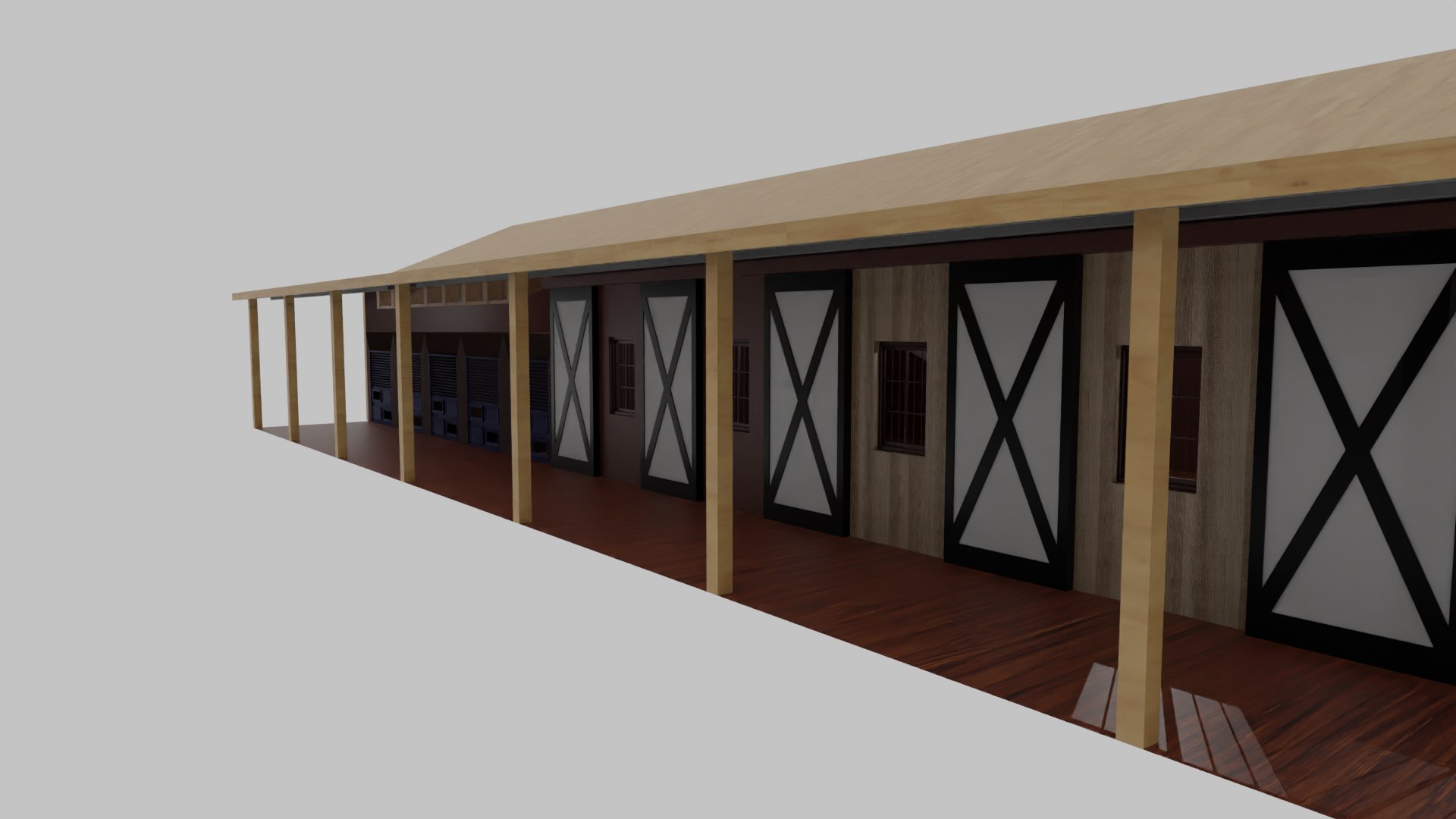 3D Horse Stable Model - TurboSquid 2159177