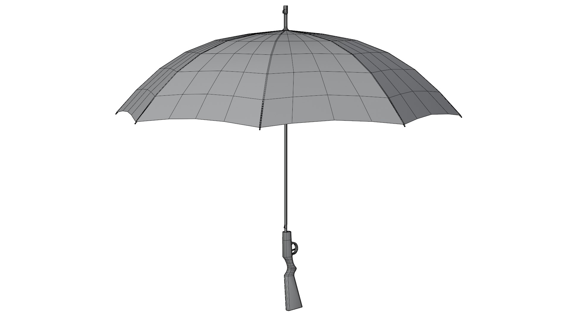3D Umbrella Gun - TurboSquid 2031415